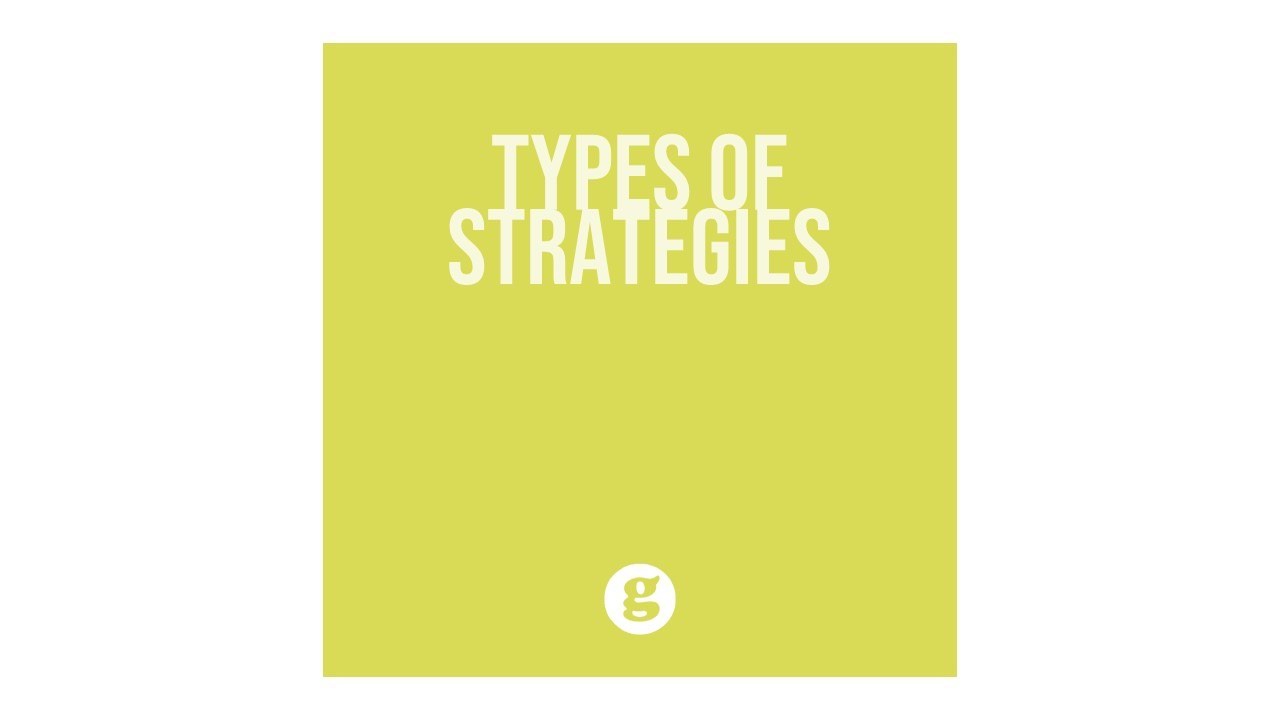 What are the four types of strategies? - Game Voyage