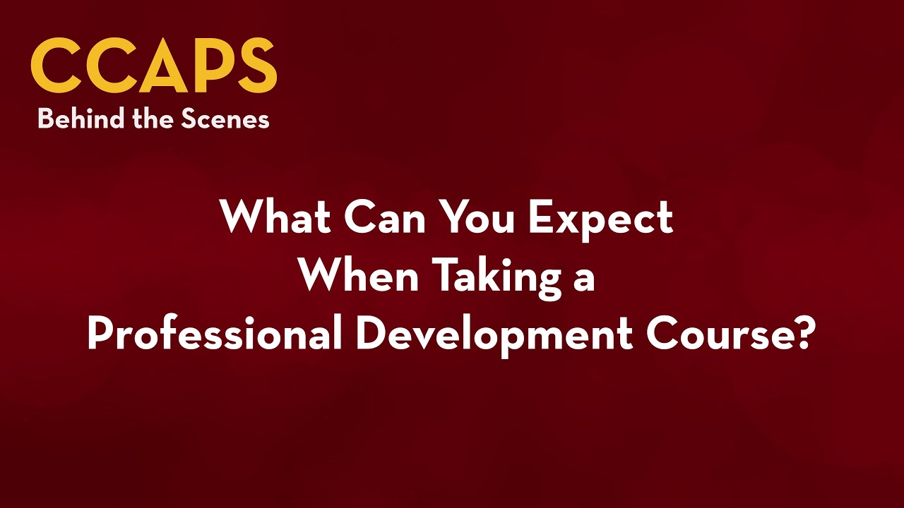 What happens if you don't take a professional development course ...